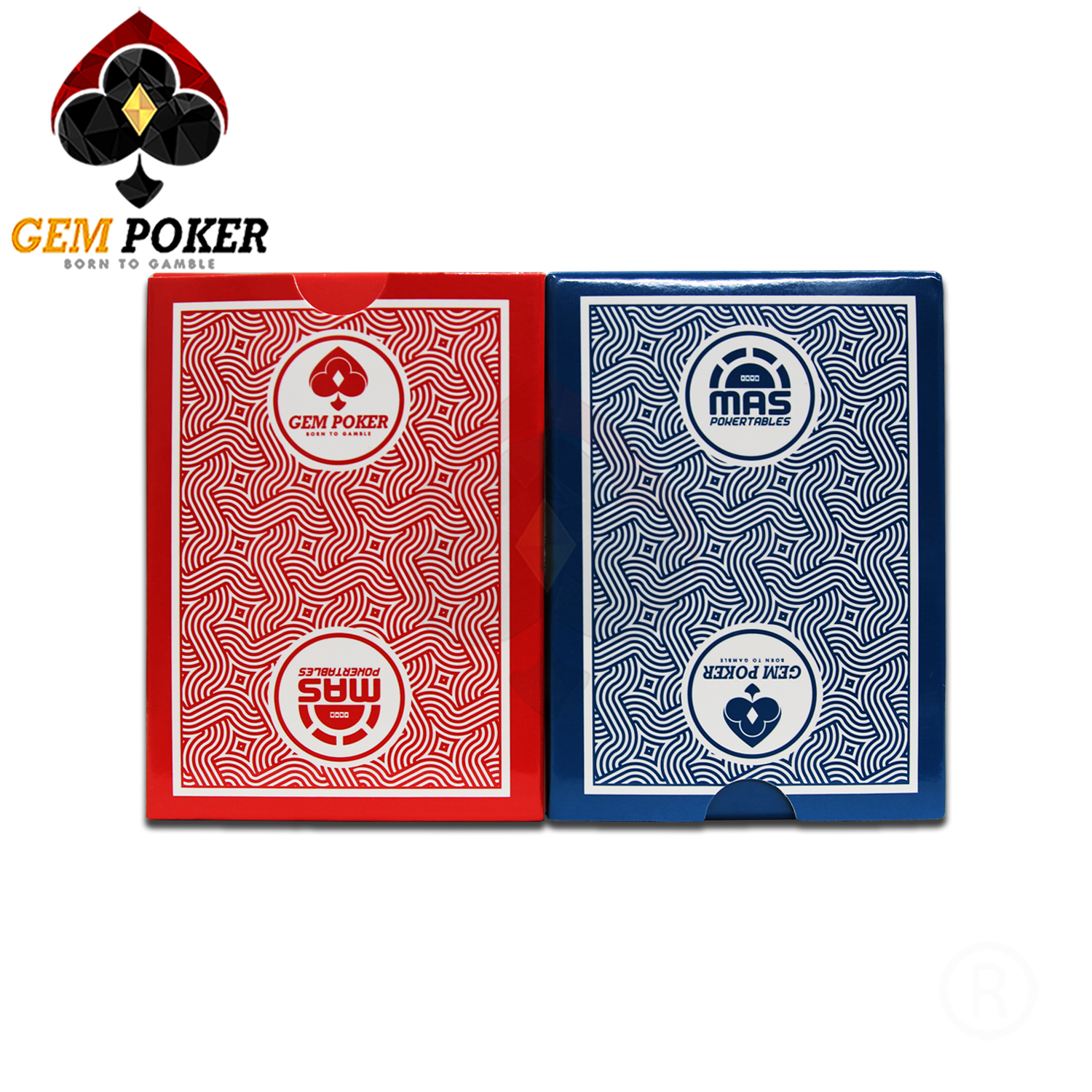GEM POKER PLAYING CARDS 100% PLASTIC